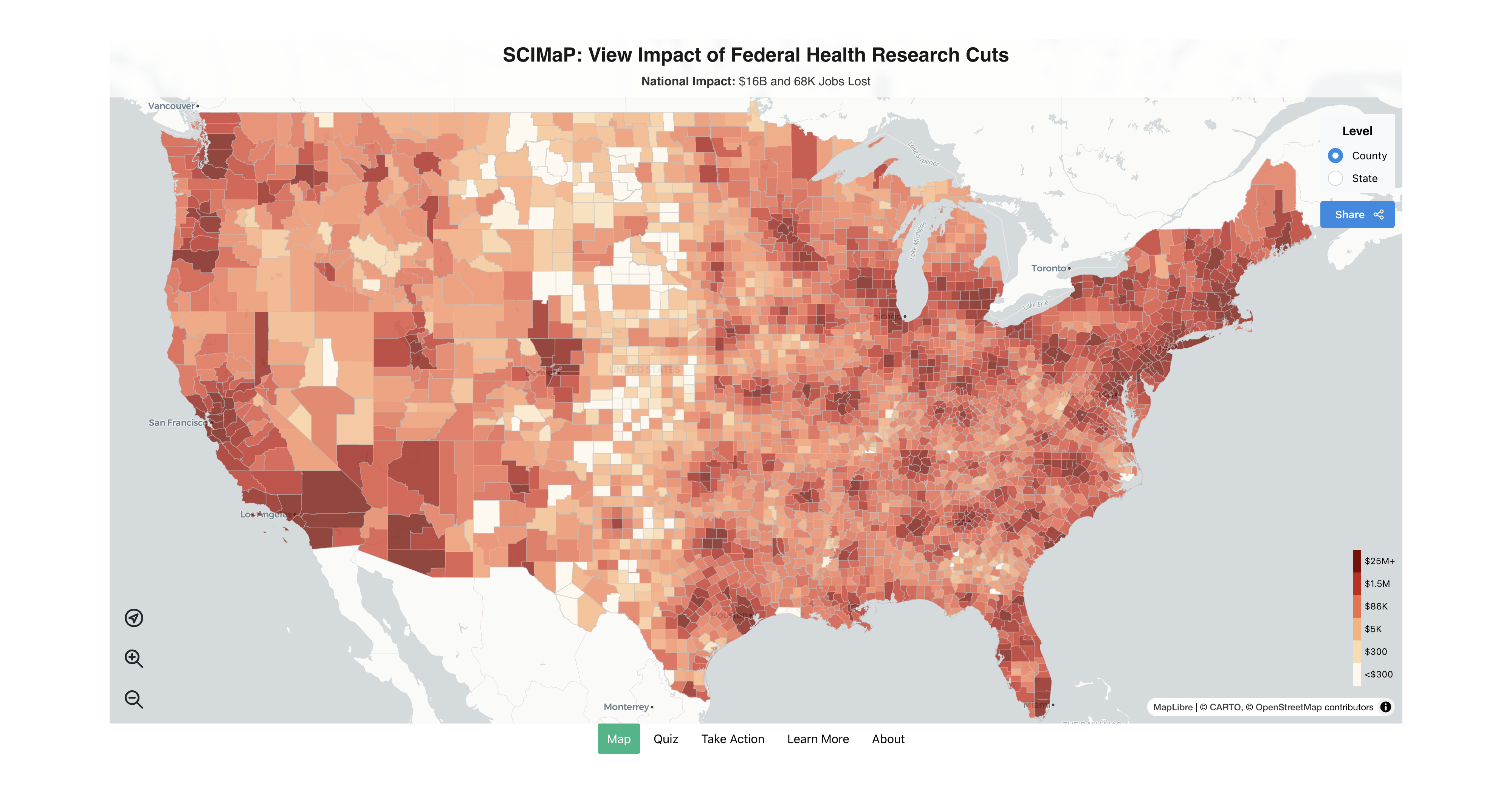 Data-Driven, Interactive Map Shows Local Economic Impact of Cuts to ...